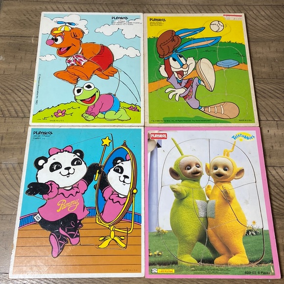 Playskool | Toys | Playskool Vintage Puzzles Kermit Fonzie ...